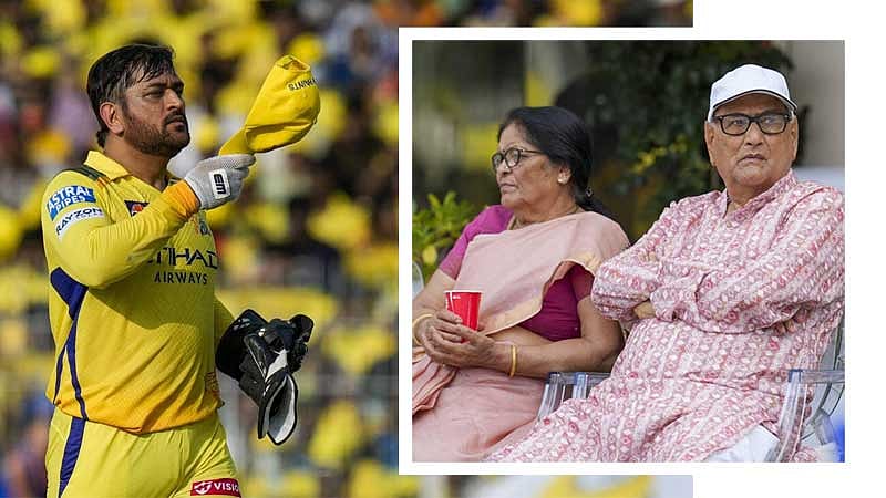 IPL 2025 | Dhoni's Parents Attend IPL Match First Time