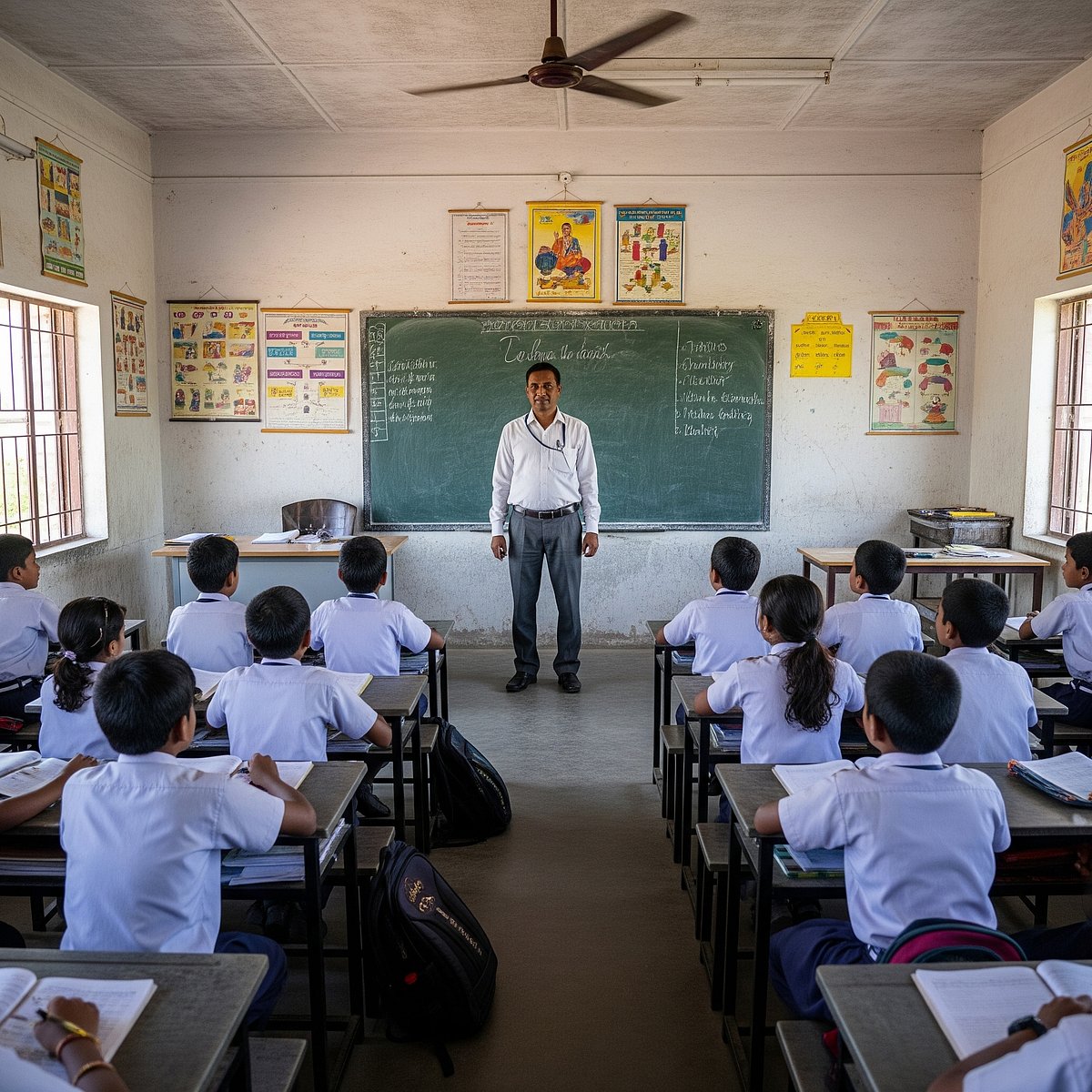 Government Schools: ಸರ್ಕಾರಿ ಶಾಲೆಗಳಲ್ಲಿನ ವಿದ್ಯಾರ್ಥಿಗಳು– ಶಿಕ್ಷಕರ ...