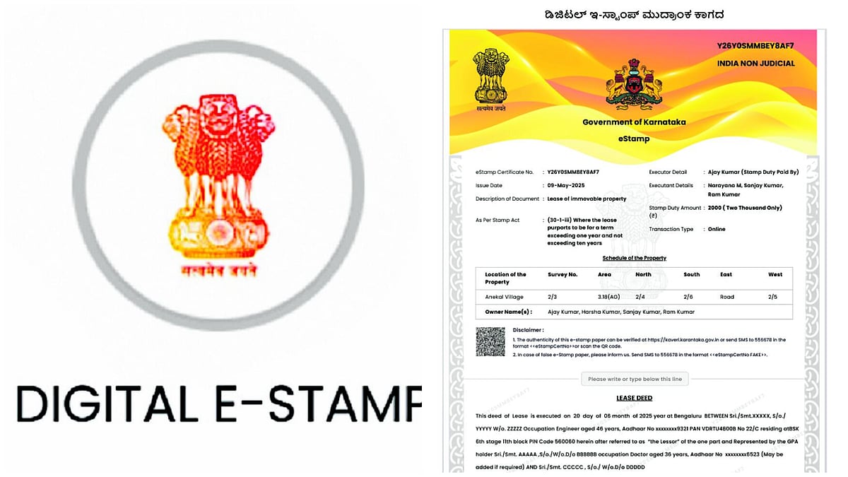 Digital E-Stamp: ಆಳ–ಅಗಲ | ಡಿಜಿಟಲ್‌ ಇ–ಸ್ಟ್ಯಾಂಪ್‌: ಕಾಗದರಹಿತ ನೋಂದಣಿಯತ್ತ ಹೆಜ್ಜೆ