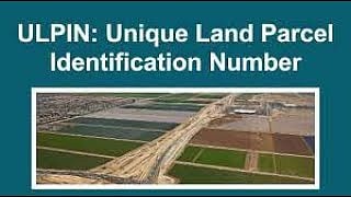 Unique Land Parcel Identification Number (ULPIN) Scheme