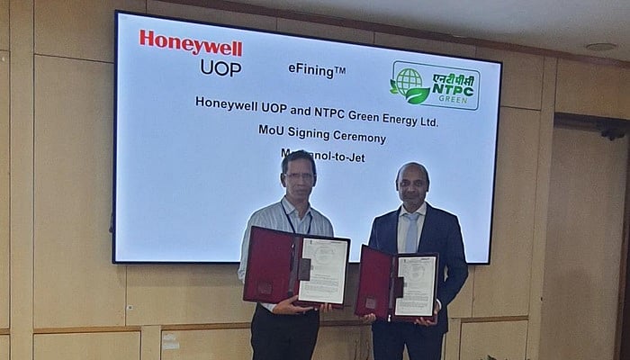 NTPC Green Energy signs MoU with Honeywell UOP to explore sustainable ...