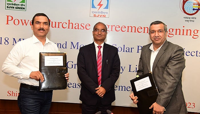 SJVN signs PPA with BBMB for developing solar project