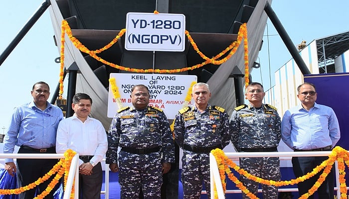 GSL lays keel of 1st Next Generation Offshore Patrol Vessel