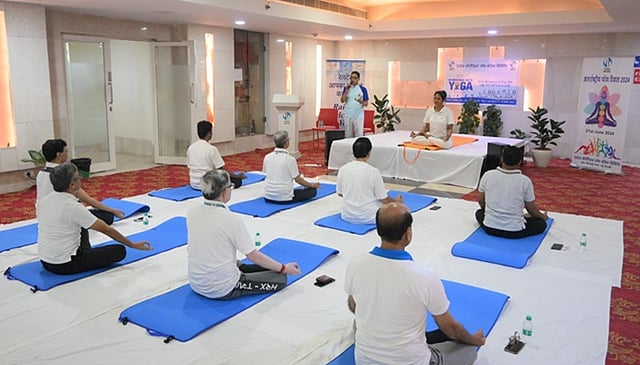 RailTel celebrates International Day of Yoga 2024