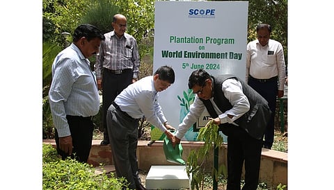 Plantation program marks Environment Day at SCOPE