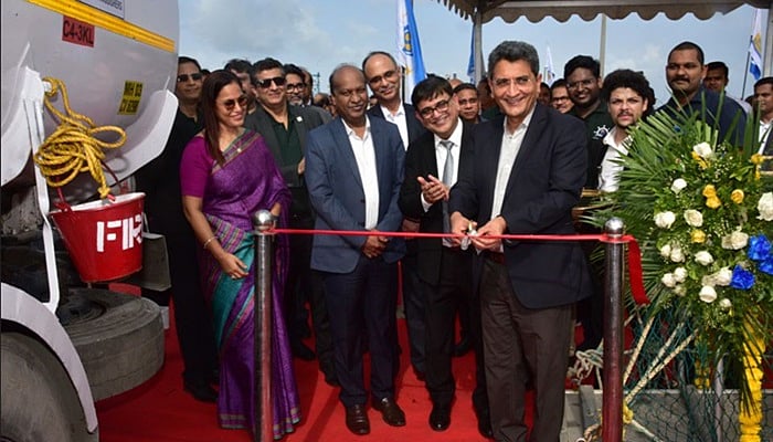 BPCL unveils India's 1st biofuel blend HFHSD bunker at Mumbai Port