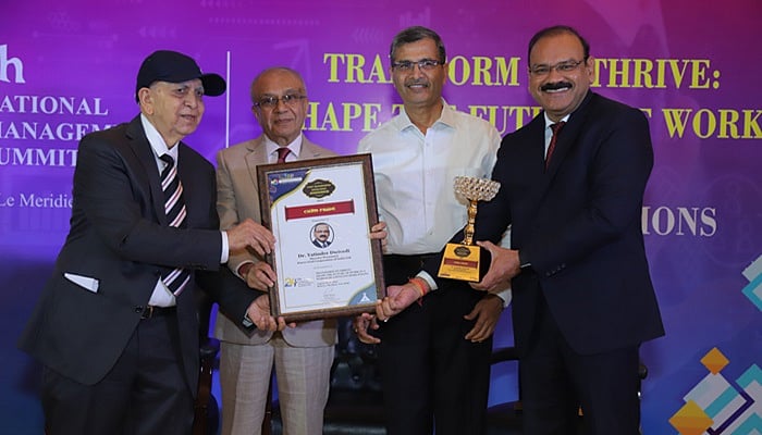 Power Grid's Dr Yatindra Dwivedi receives CHRO PRIDE Award for HR ...