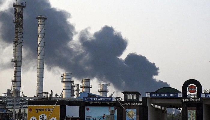 Massive fire breaks out at Indian Oil’s Vadodara refinery in Gujarat