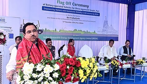 IREDA CSR: MNRE Minister flags off 10 battery-operated vehicles at ...