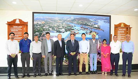 HSL Vizag hosts Toshiba delegation to explore advanced maritime battery ...