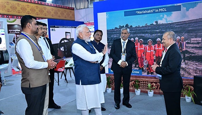 PM visits MCL pavilion at Utkarsh Odisha 2025