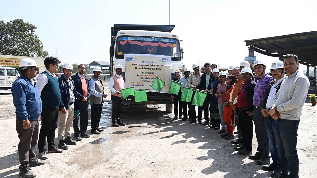 NTPC Vindhyachal flags off first ash bricks dispatch under dealership model