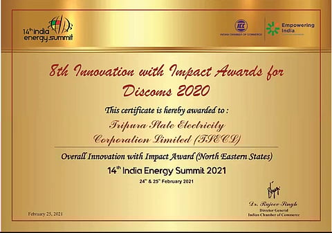TSECL bags 1st position in 8th Innovation with Impact Awards for ...
