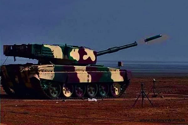 Laser-Guided Anti Tank Guided Missile (ATGM) successfully test-fired