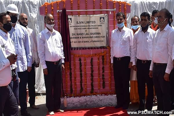 SJVN completes tunnel excavation work of its Naitwar Mori Hydro Power ...