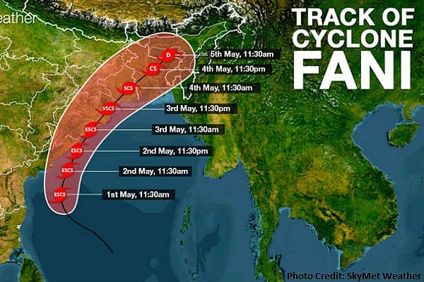 Yellow Level Warnings Issued for Extremely Severe Cyclonic Storm ‘FANI’