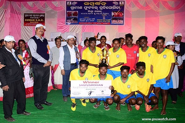 RSP organises rural football tournament “Samvardhan”