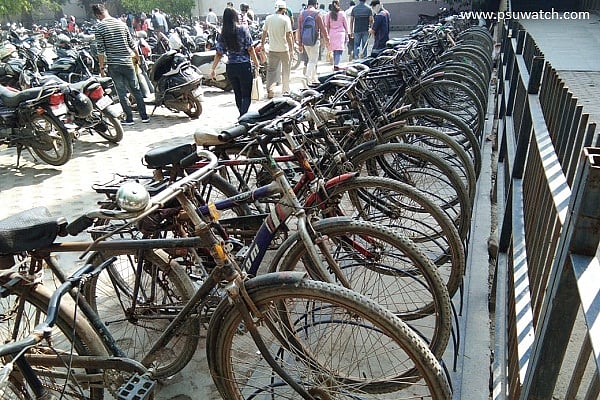 DMRC introduces permanent space for bicycle parking