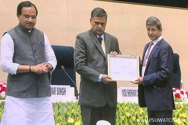 NTPC CMD felicitated at ‘New Frontiers’ a program on renewable energy