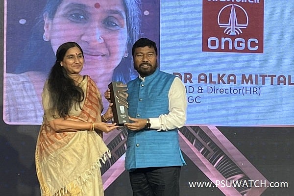ONGC CMD Dr Alka Mittal conferred with ‘Inspiring CEO of India’ award