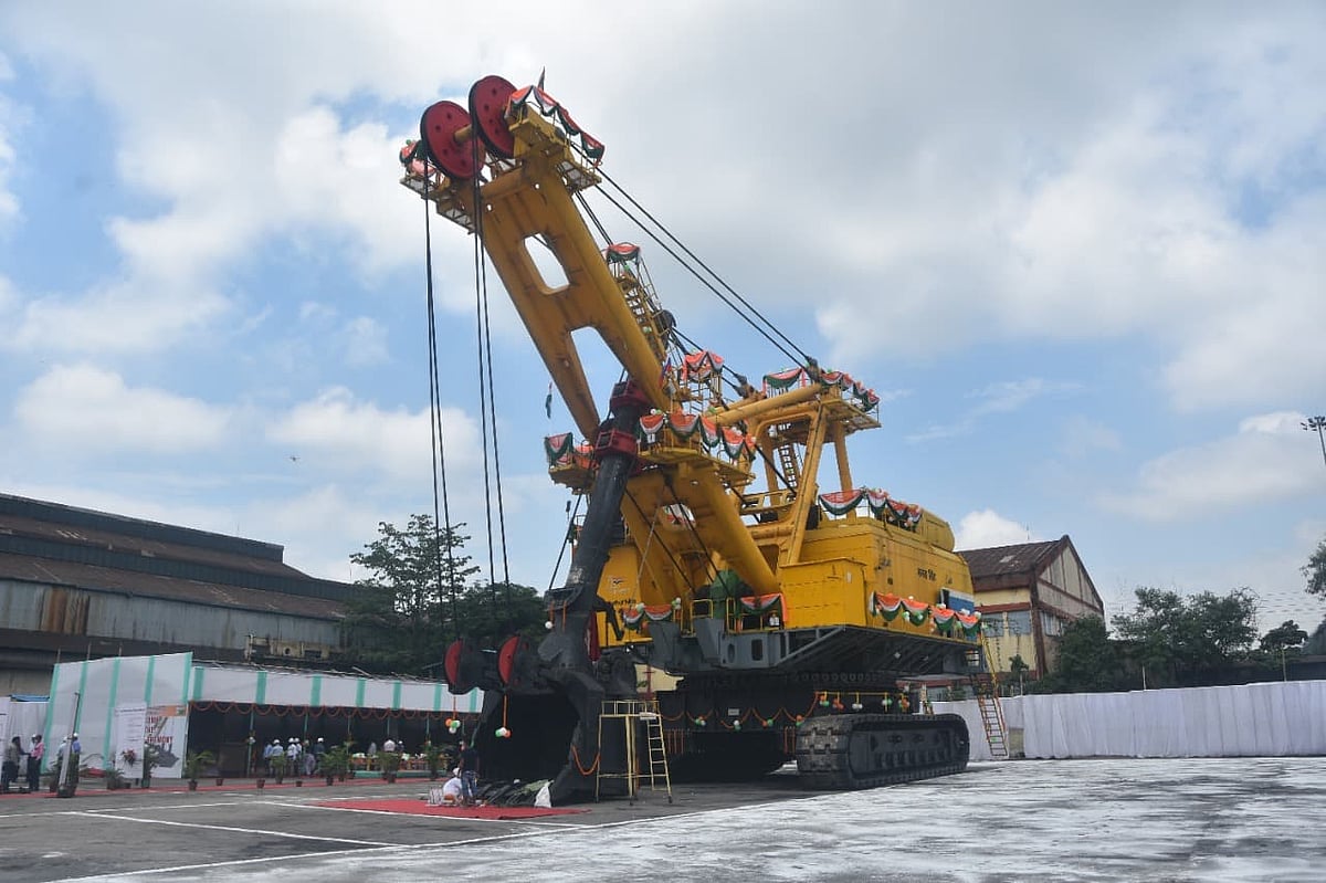 New giant excavator inducted into NCL’s mega machine fleet