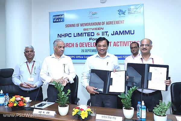 NHPC Signs Memorandum of Agreement with IIT Jammu