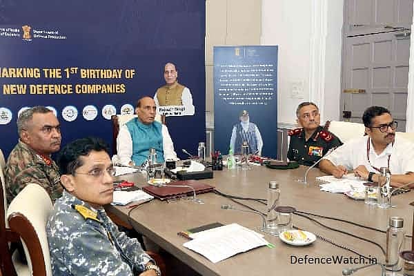Rajnath Singh reviews of seven new Defence PSUs