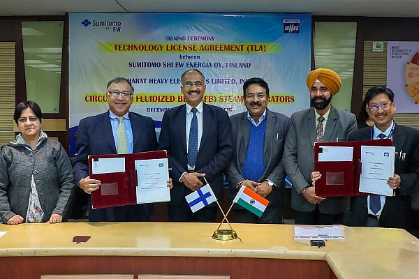 BHEL signs technology license agreement with Sumitomo for CFBC Boilers