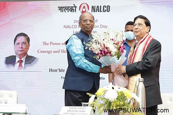 Former CJI Justice Dipak Misra delivers 21st edition of NALCO lecture ...