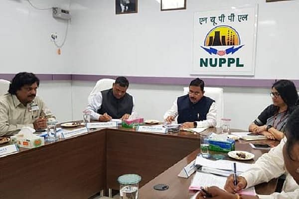 Pralhad Joshi reviews construction of NUPPL Thermal Power Plant