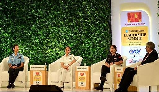 Women officers, Colonel Neha Singh, Group Captain Shailza Dhami and ...