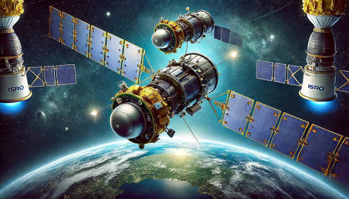 India's ISRO carries out successful space docking mission.