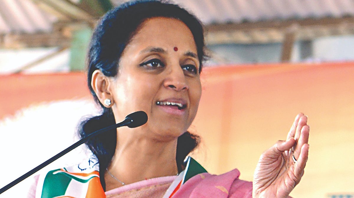 Supriya Sule | तिघांना शुभेच्छा! पण त्यांनी महाराष्ट्राचा हक्क दुसऱ्या ...