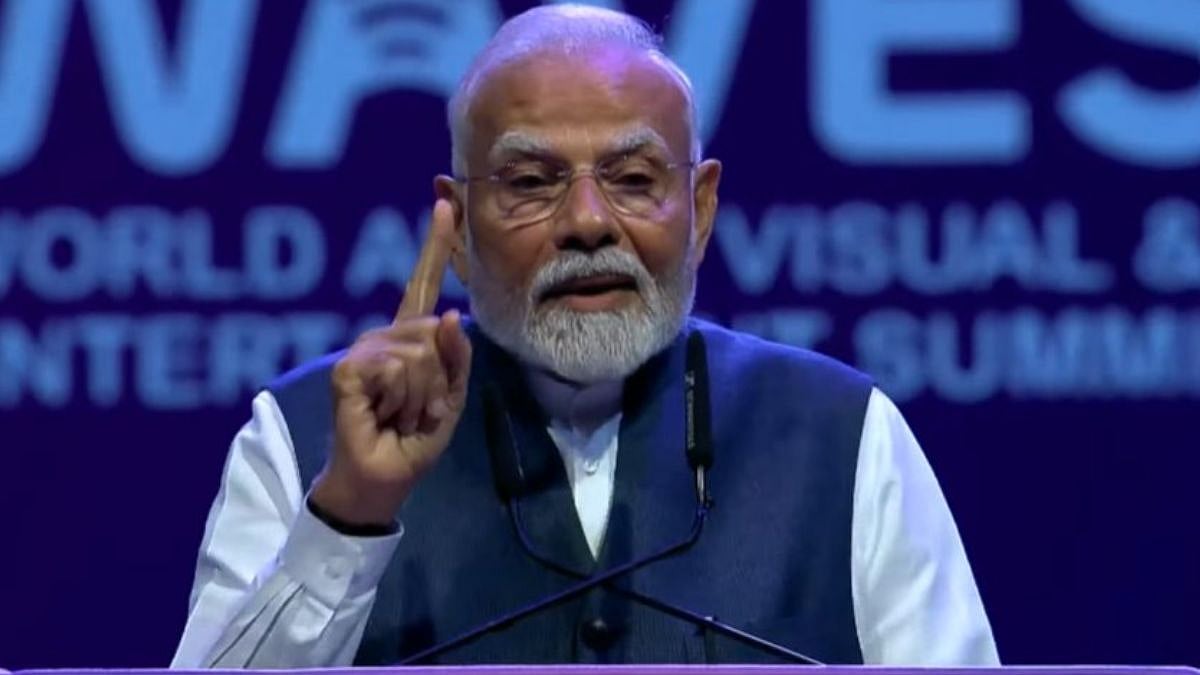 PM Modi WAVES 2025 | "भारतात निर्माण करा, जगासाठी तयार करा" : पंतप्रधान ...