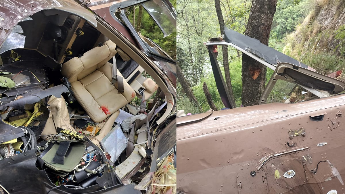 Uttarkashi Helicopter Crash | उत्तरकाशीत हेलिकॉप्टर क्रॅश, ६ ...