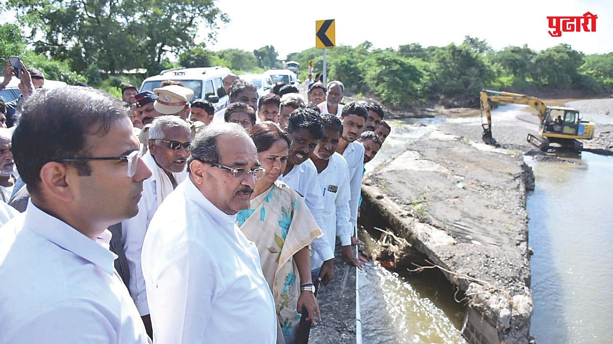 Pathardi highway bridge collapse: राष्ट्रीय महामार्ग अधिकाऱ्यांच्या ...