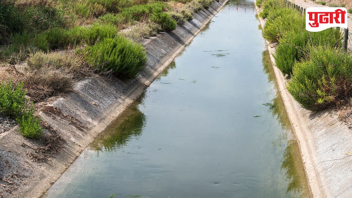 Dimbhe Left Canal Water: डिंभे डावा कालवा जिवंत! कमी दाबाने पाणी, रब्बी ...