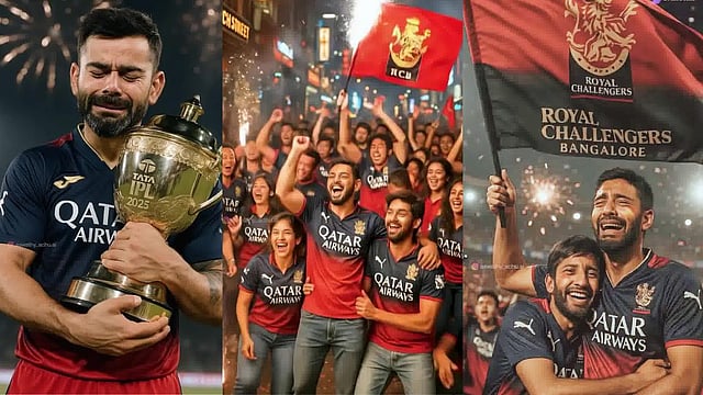 AI RCB winning IPL Trophy : विजेतेपदाची प्रतीक्षा : RCB फॅन्सच्या ...