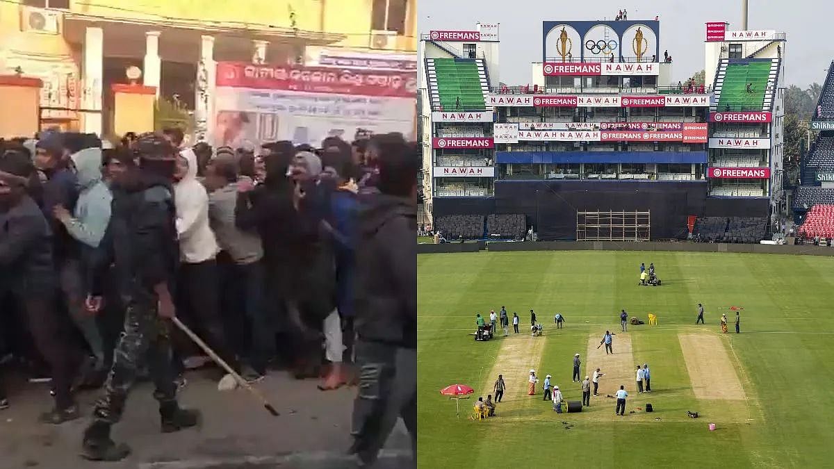 IND vs SA Match Major Police Action Before Match Lathicharge on Fans ...