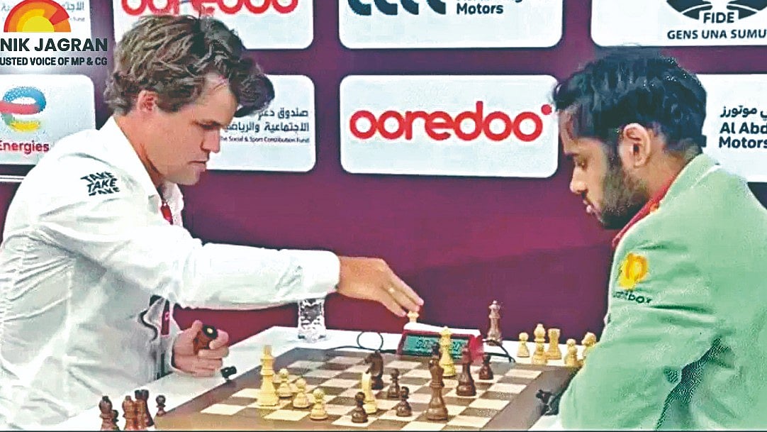 World Blitz Chess | अर्जुन एरिगेसीचा कार्लसनला धक्का