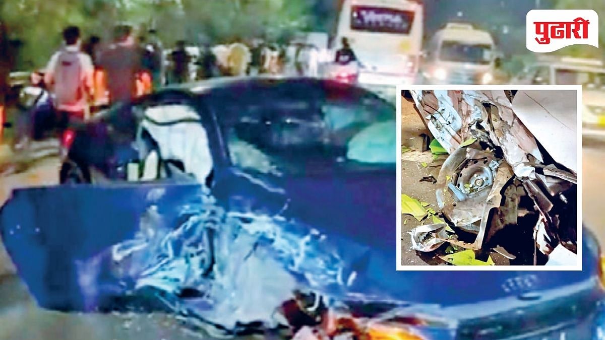 Goa News | पणजीत तीन वाहनांचा विचित्र अपघात