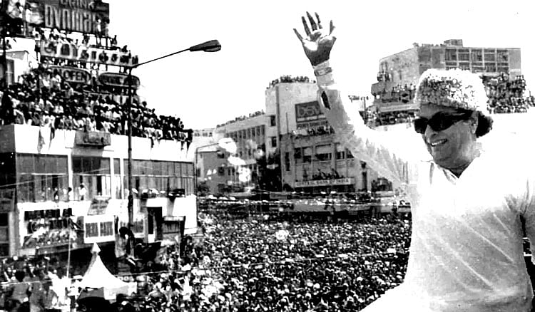 how become mg ramachandran winning hero in tamilnadu political history