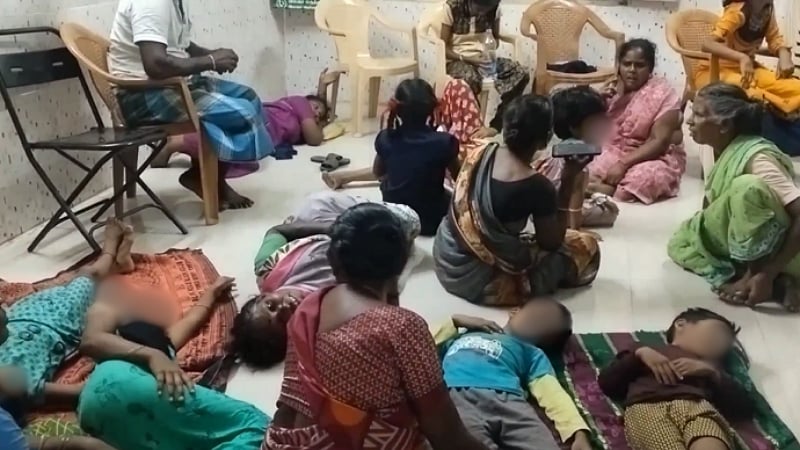 திமுக நிகழ்வில் வழங்கப்பட்ட பிரியாணி நூற்றுக்கும் மேற்பட்டோருக்கு ...