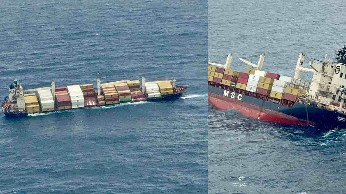 Liberian container ship accident in the Kerala sea