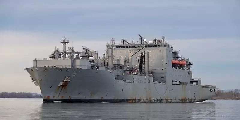 The US Navy ship was repaired at Chennai and returned to America