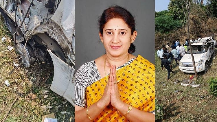 bjp executive neeraja reddy dies in car accident near hyderabad