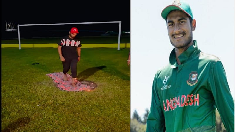 ஆசியக்கோப்பை: தீயில் இறங்கி பயிற்சி பெறும் வங்கதேச வீரர்! வைரல் வீடியோ ...