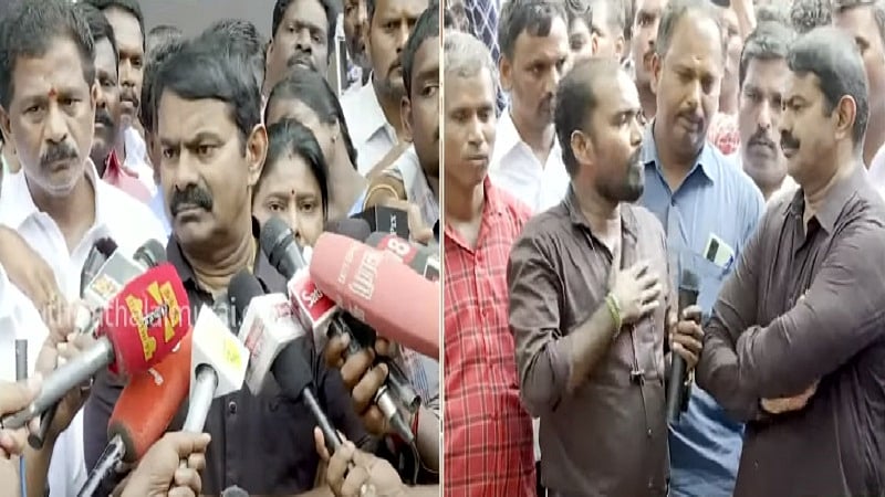 "சொன்னதையே நிறைவேற்றல.. சொல்லாததை எப்படி நிறைவேற்றுவாங்க" - சீமான் ...