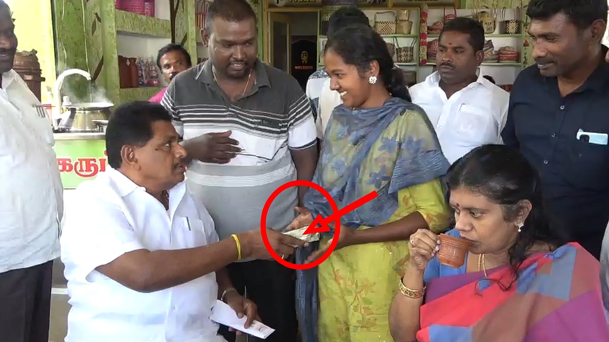 Minister anitha radhakrishnan helps a student who comes from poor ...