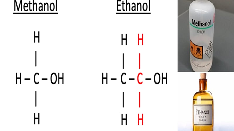மெத்தனால் மற்றும் எத்தனால் உள்ள வித்தியாசம் என்ன / what is the difference between Ethanol and ...